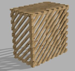 Fabriquer un cache climatiseur en bois – MagicManu